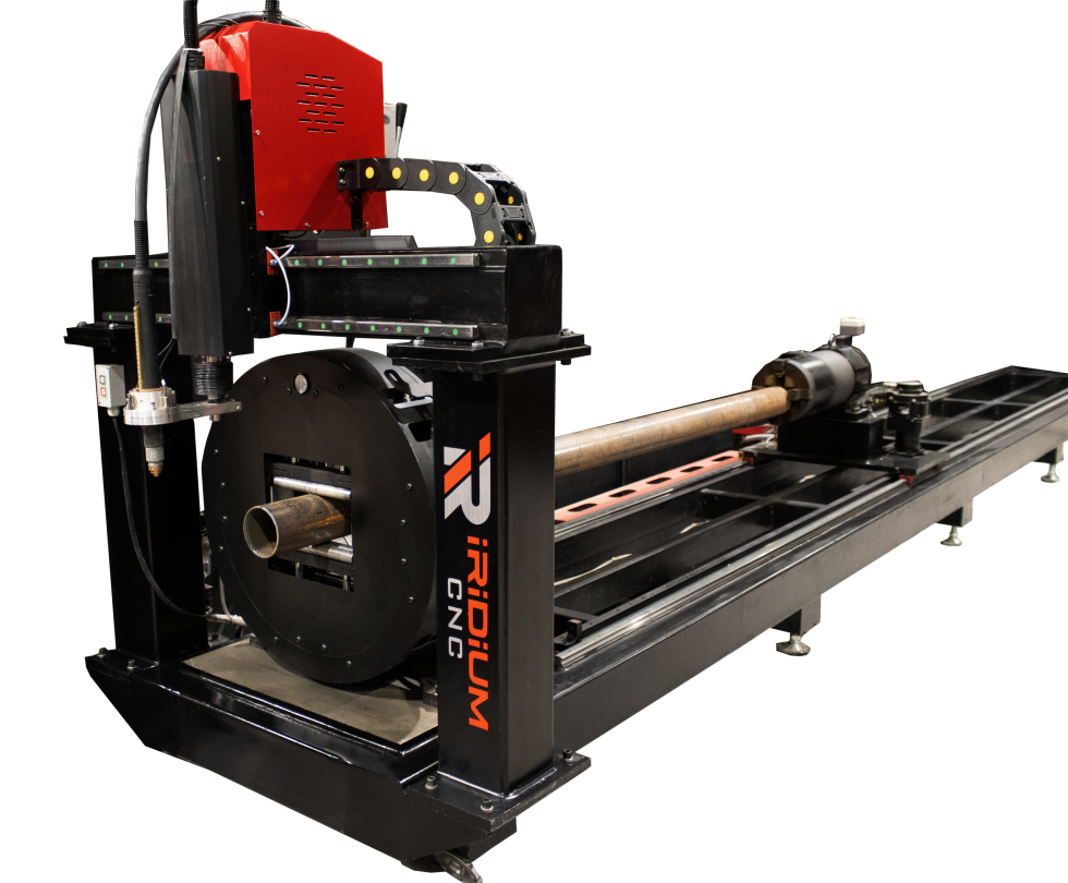 CNC industrial plasma cutting for tubes and pipes - IRIDIUM CNC